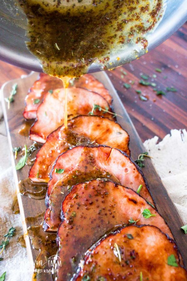Brown Sugar Mustard Glaze for Ham • Longbourn Farm