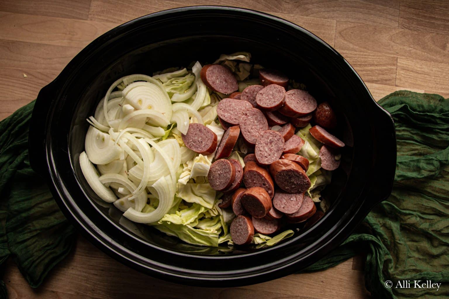 How To Cook Cabbage And Sausage In The Crock Pot • Longbourn Farm