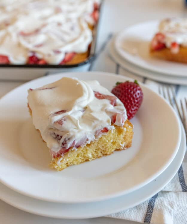 Easy Sheet Pan Strawberry Shortcake • Longbourn Farm