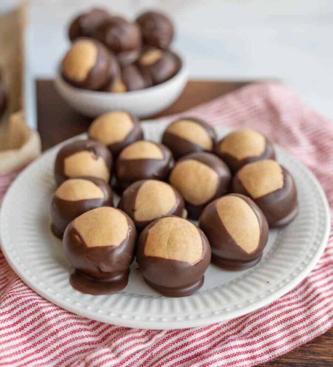 Easy Buckeye Candy Recipe - Perfect Treats • Longbourn Farm